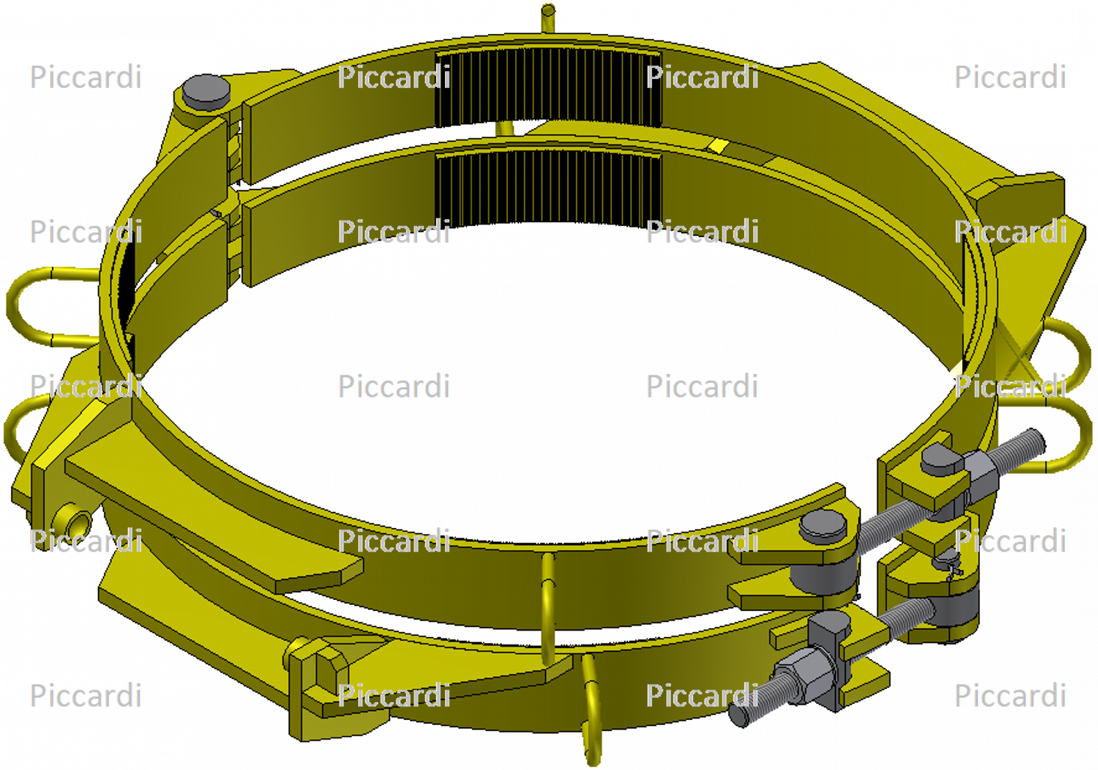 ITEM 30 - Double clamping collar for carbon electrodes - Piccardi SRL