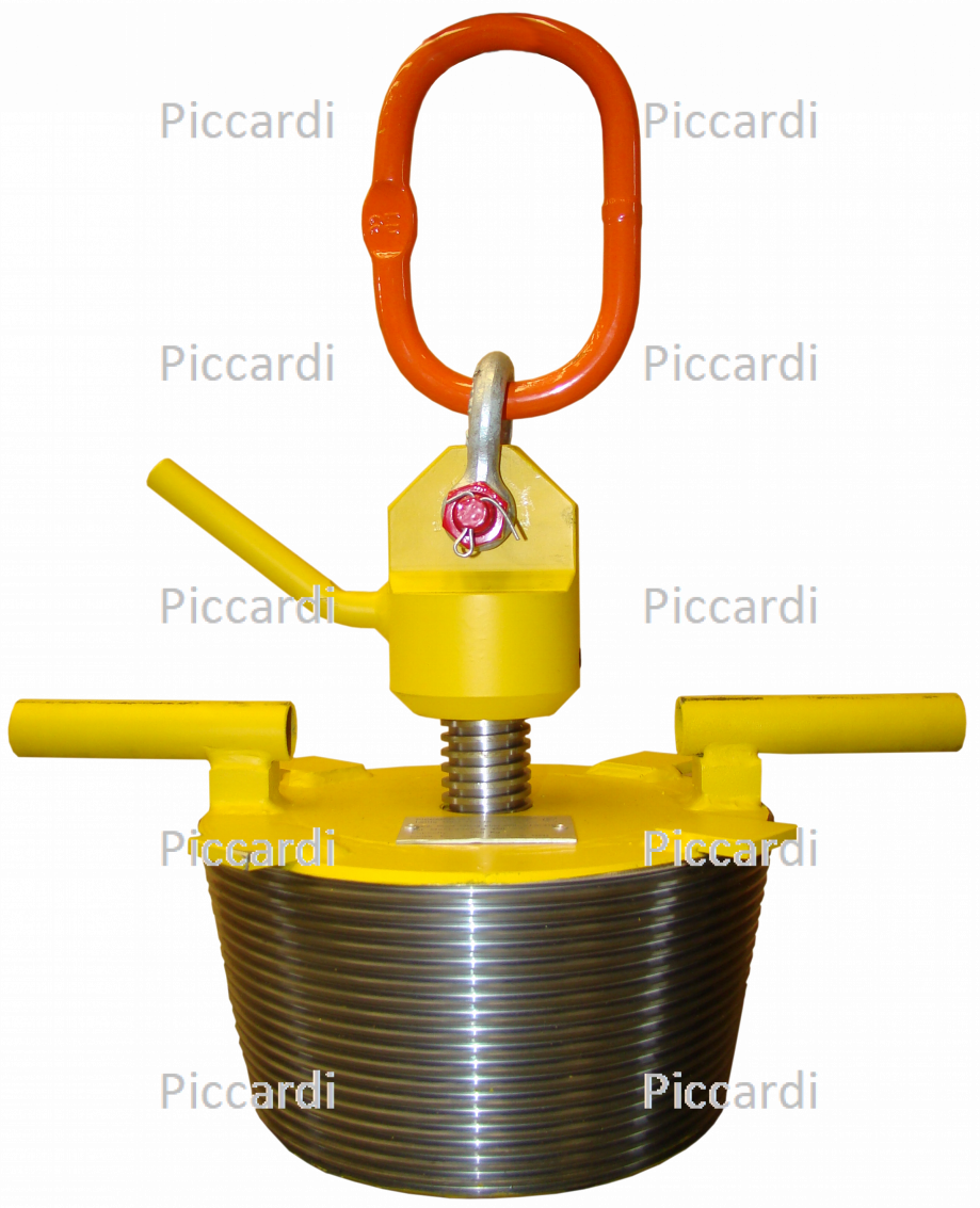 ITEM 14 - Steel lifting plug with self lowering mechanism - Piccardi SRL